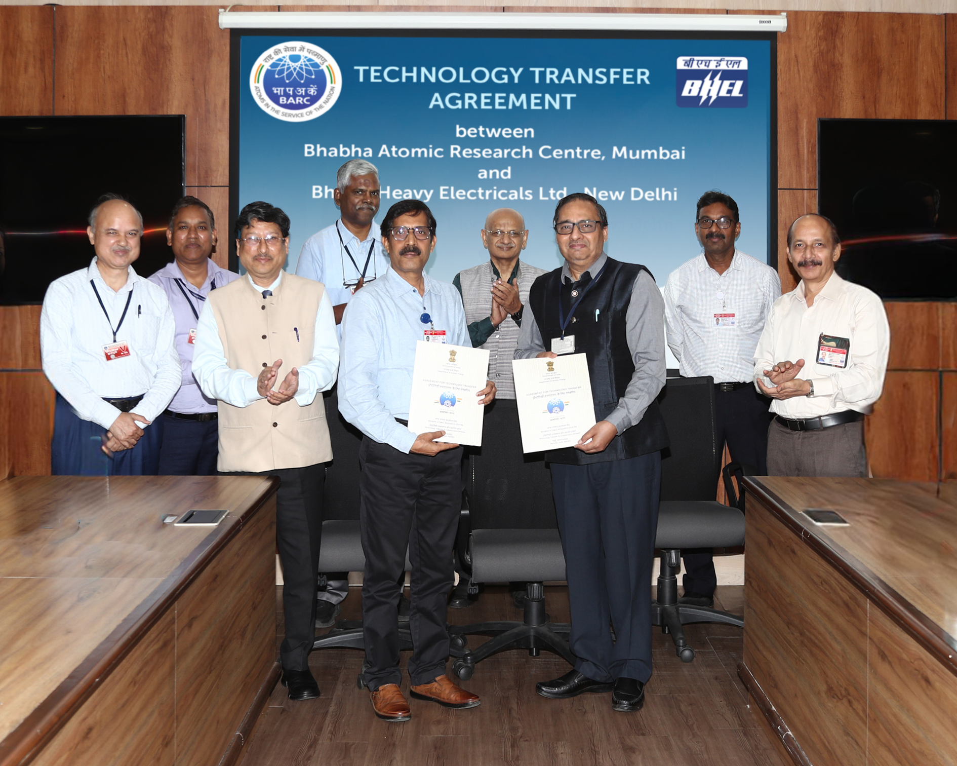 BHEL signs Technology Transfer Agreement with BARC for 50 kW alkaline ...